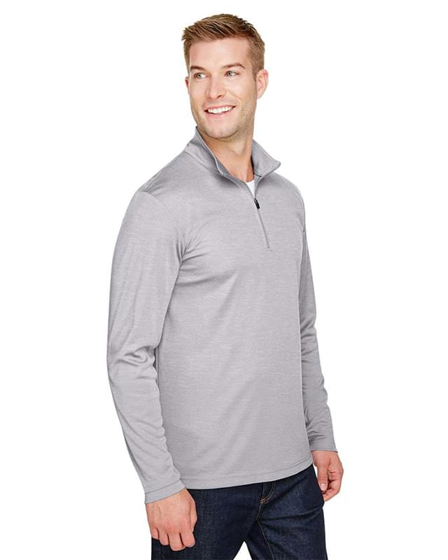 Men's Zone Sonic Heather Performance Quarter-Zip Pullover Promotional ...